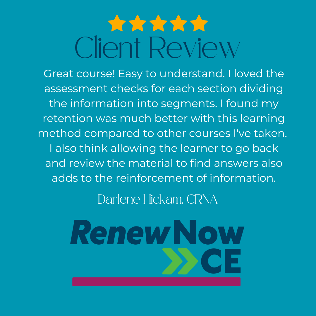 Stay Certified: How to Get 25 Pharmacology CE Hours for ANCC Certification Renewal - Renew Now CE